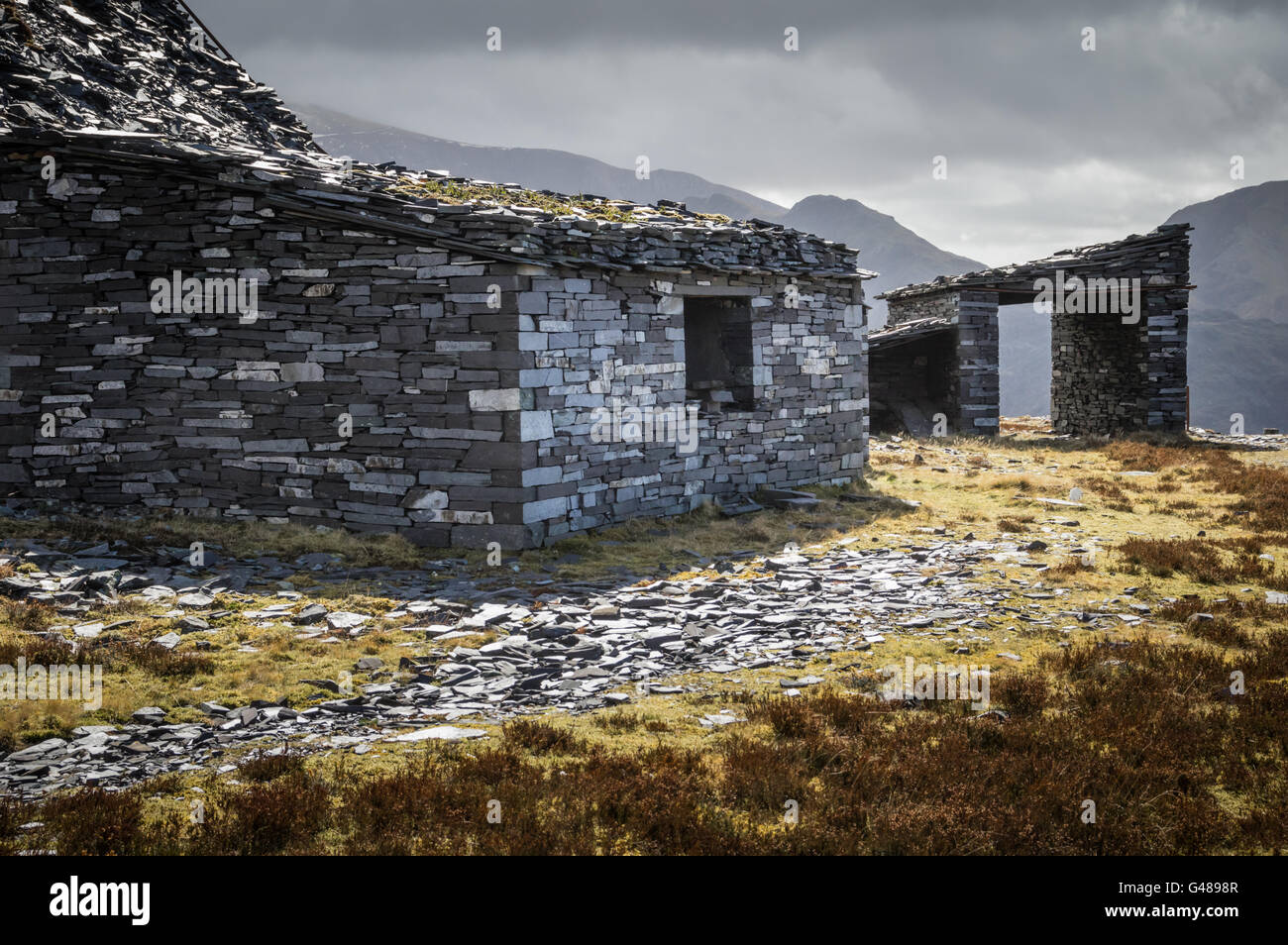 Welsh slate quarries hi-res stock photography and images - Alamy