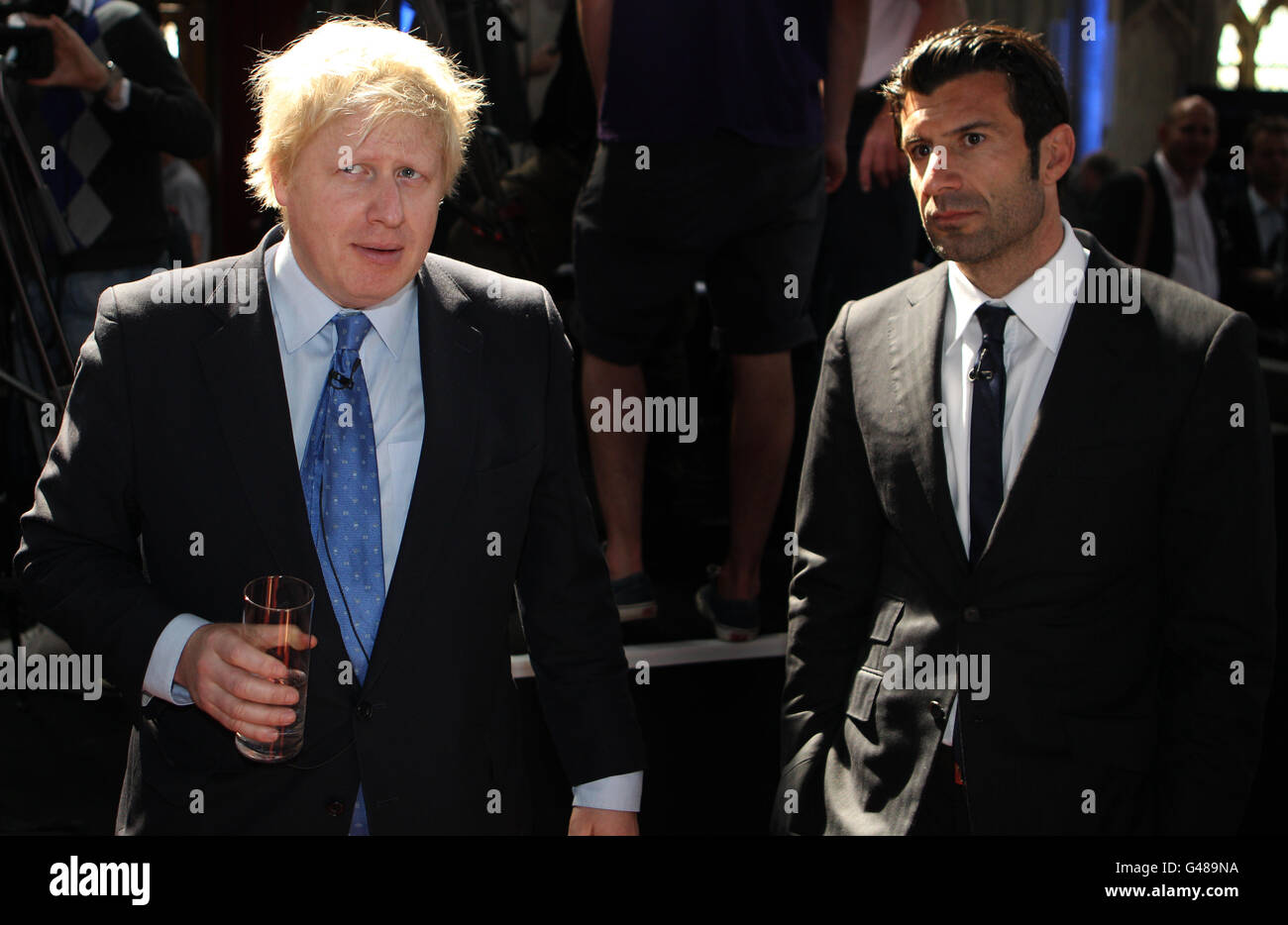 Soccer - UEFA Champions League Trophy Handover - Guildhall. Mayor of ...