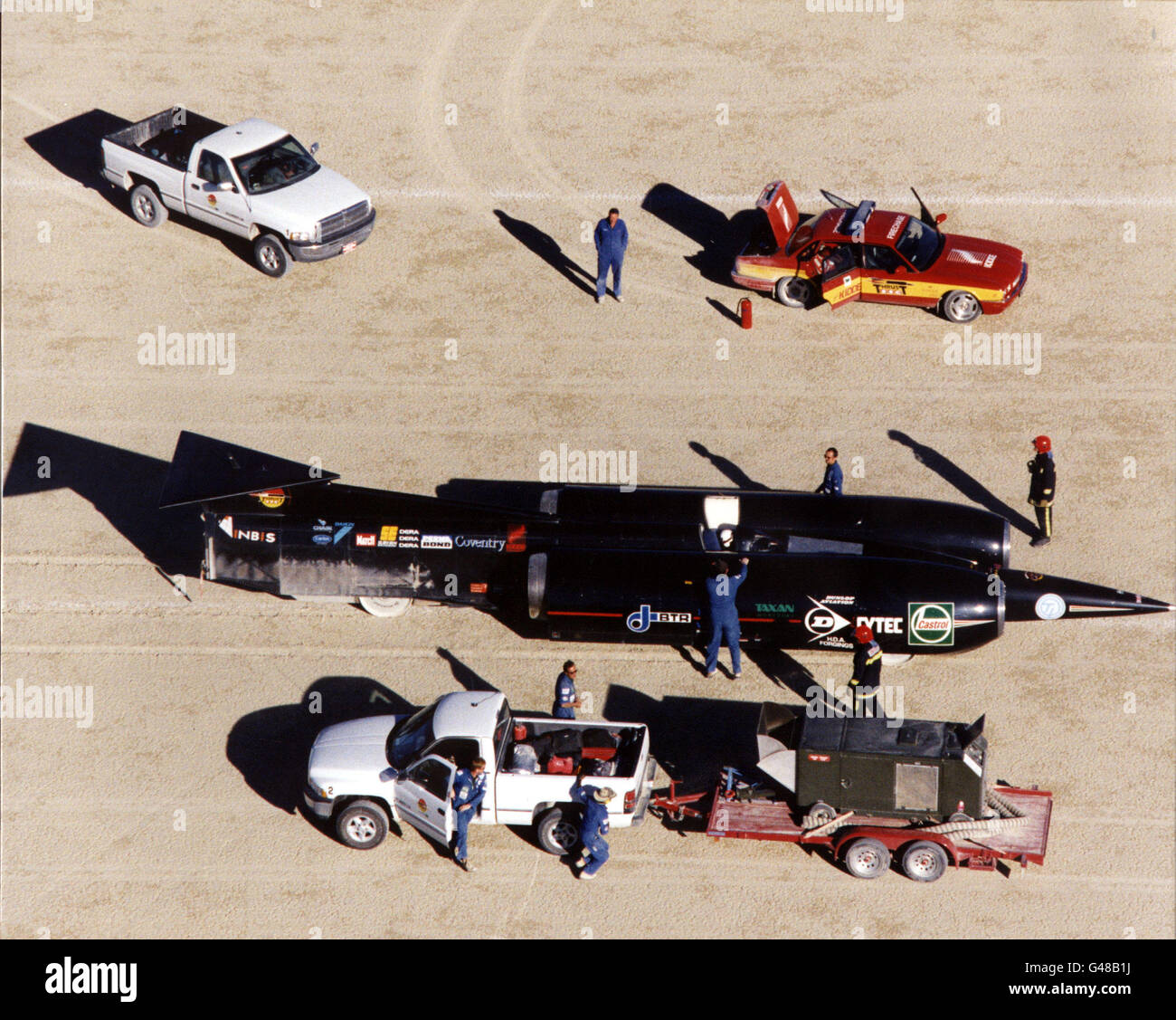 Thrust ssc car hi-res stock photography and images - Alamy