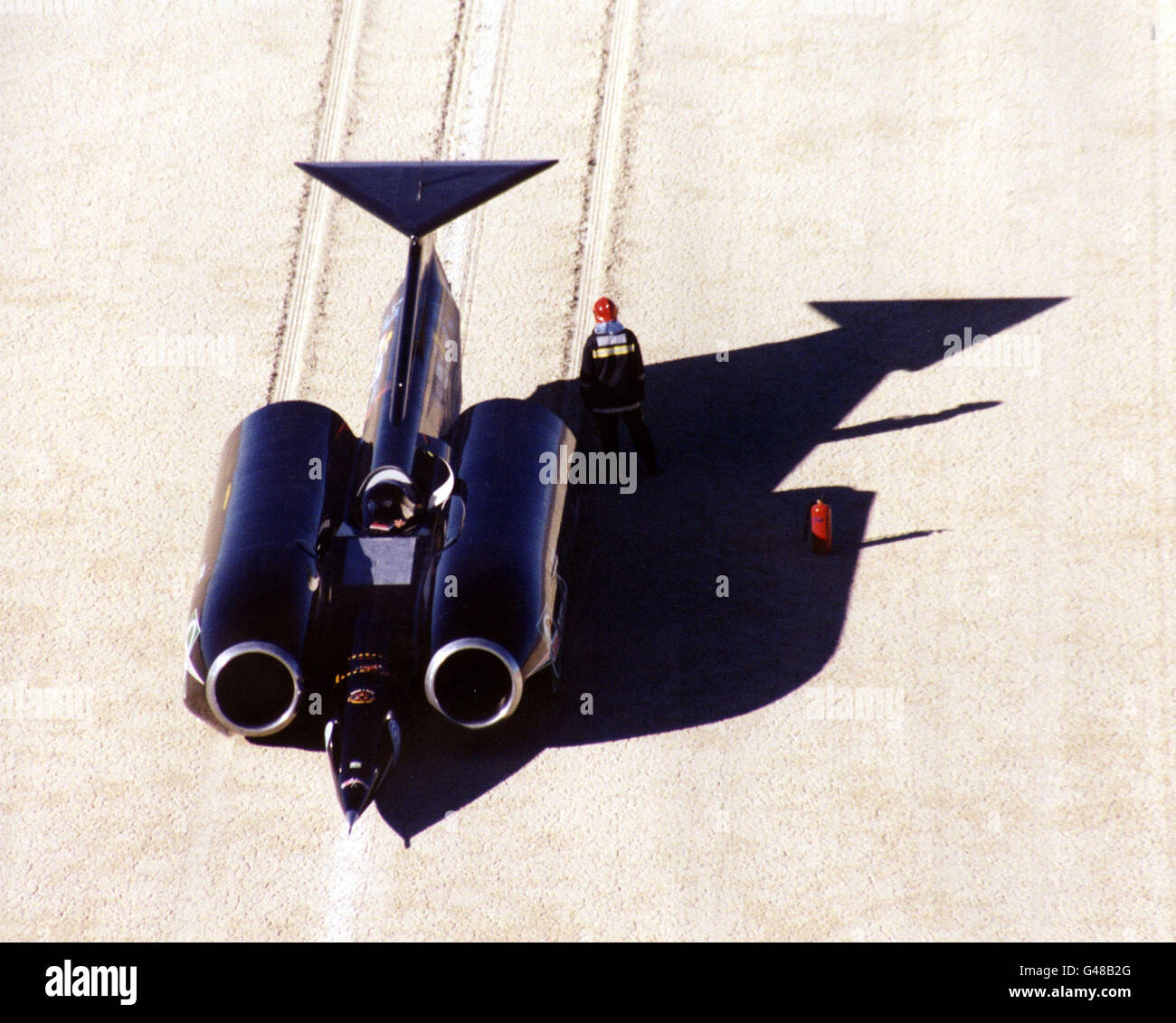 Thrust Ssc Photo Rewind: Land Speed Record Falls At Black Rock In 1997
