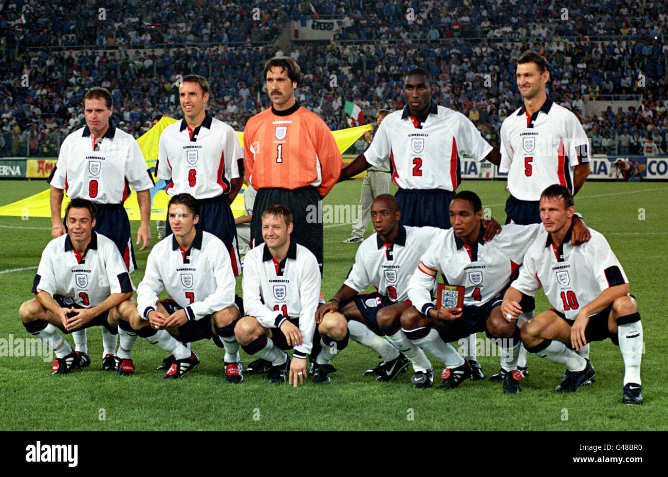 SOCCER England team Stock Photo - Alamy