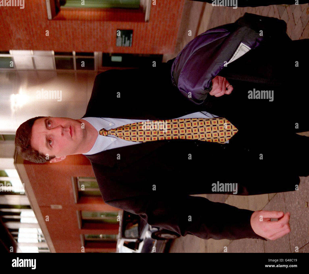 COURTS Ian Knight leaves Stock Photo - Alamy