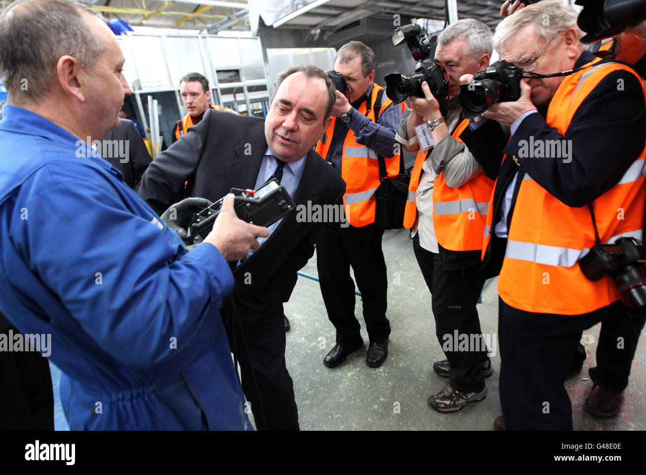 Scottish Parliament election campaign Stock Photo - Alamy