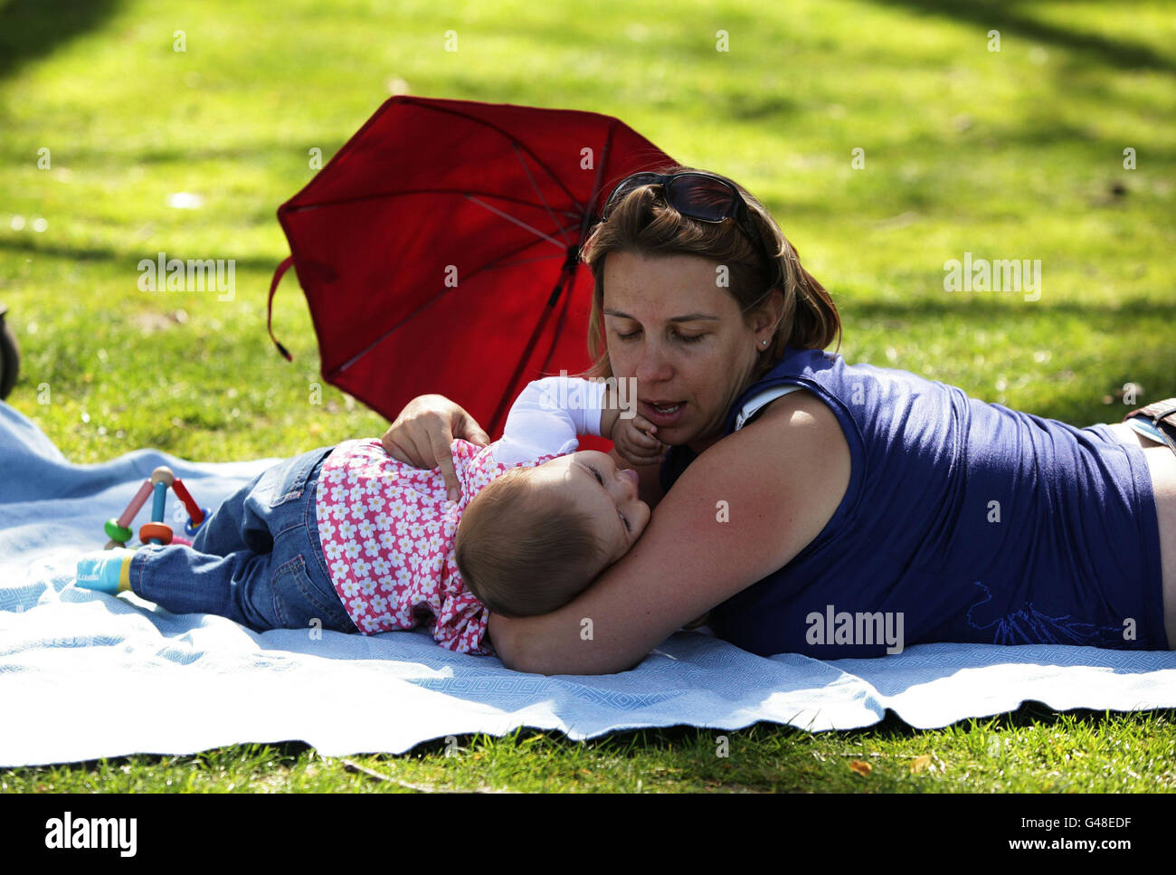 Spring weather April 8th Stock Photo - Alamy