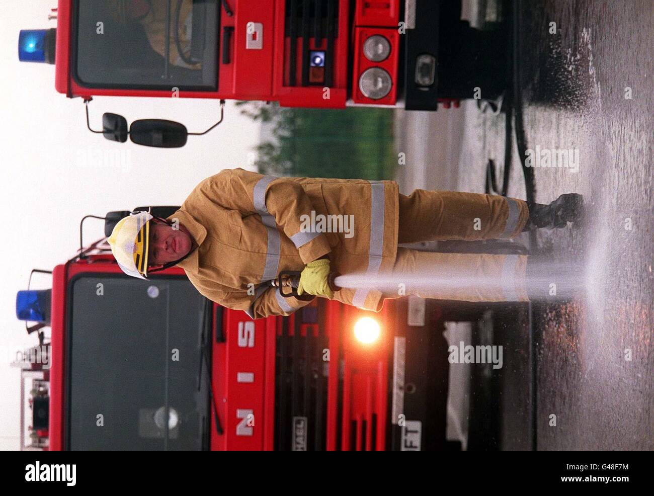 Firefighters new tunic 2 hi-res stock photography and images - Alamy