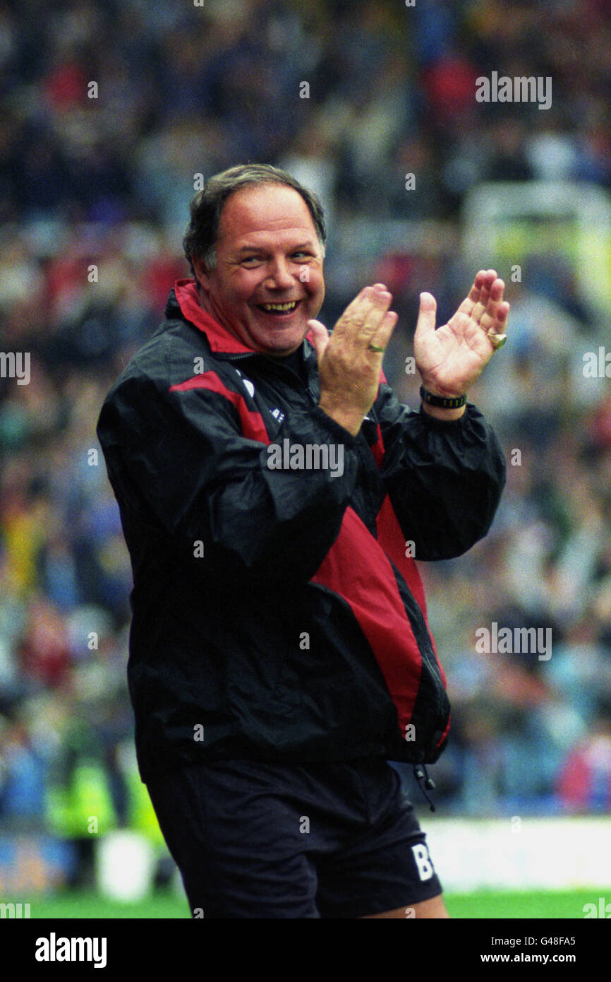 BIRMINGHAM CITY MANAGER BARRY FRY CELEBRATES AFTER GOAL V PLYMOUTH ...