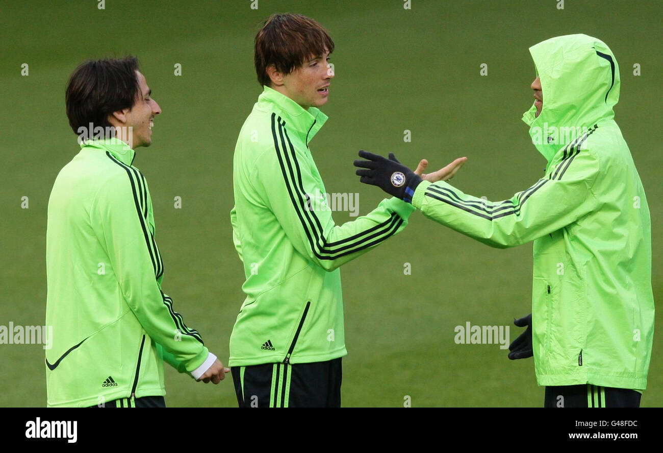 (left-right) Chelsea's Yossi Benayoun, Fernando Torres and Jose ...
