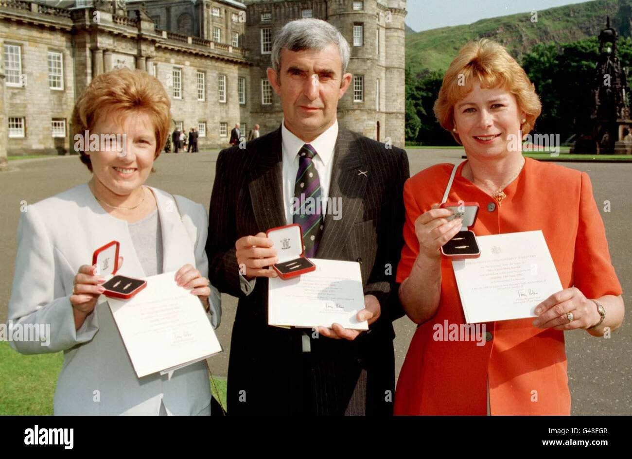 Mr Rodney Mayor, widower of Dunblane teacher Gwen Mayor poses for the ...