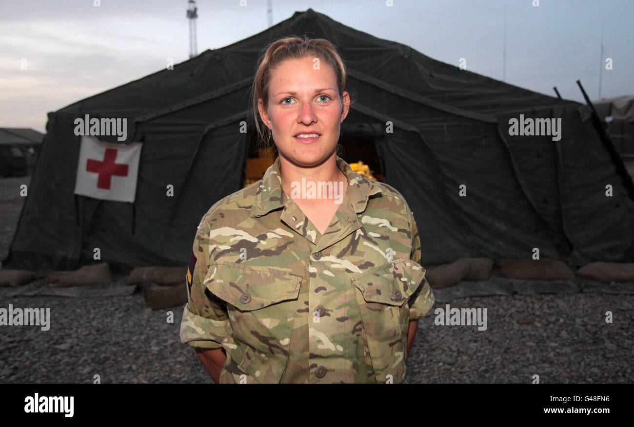 Nurse Corporal Frances Muir, 25, from Leicester of 16 Medical ...