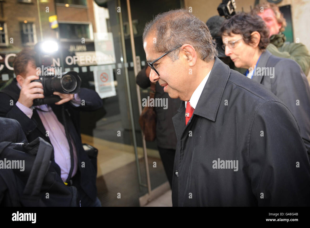 Pathologist Dr Freddy Patel arrives to give evidence to the Ian ...