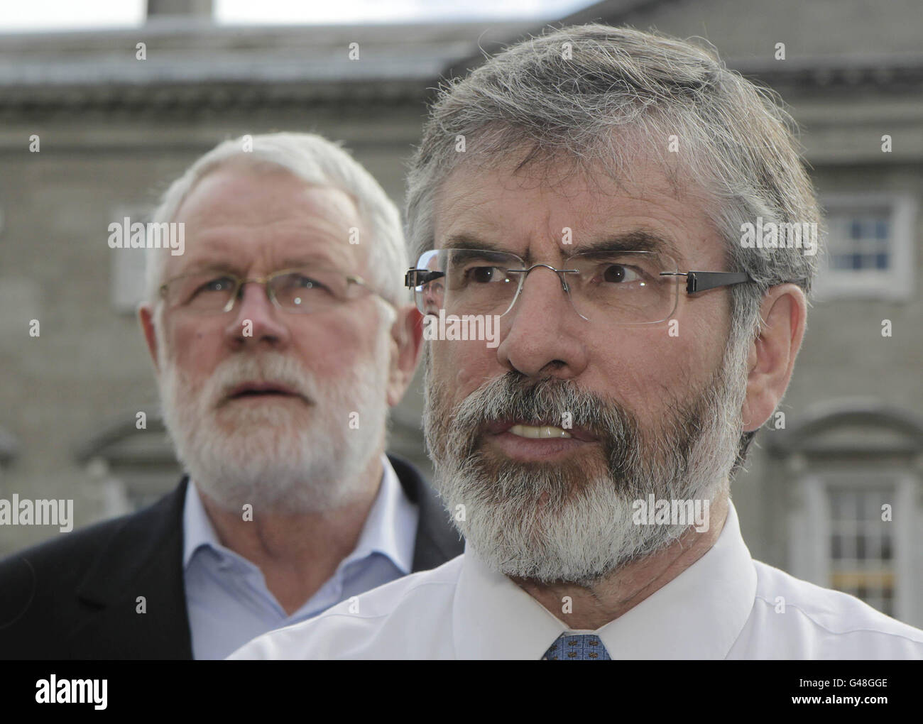 While martin ferris looks on hi-res stock photography and images - Alamy