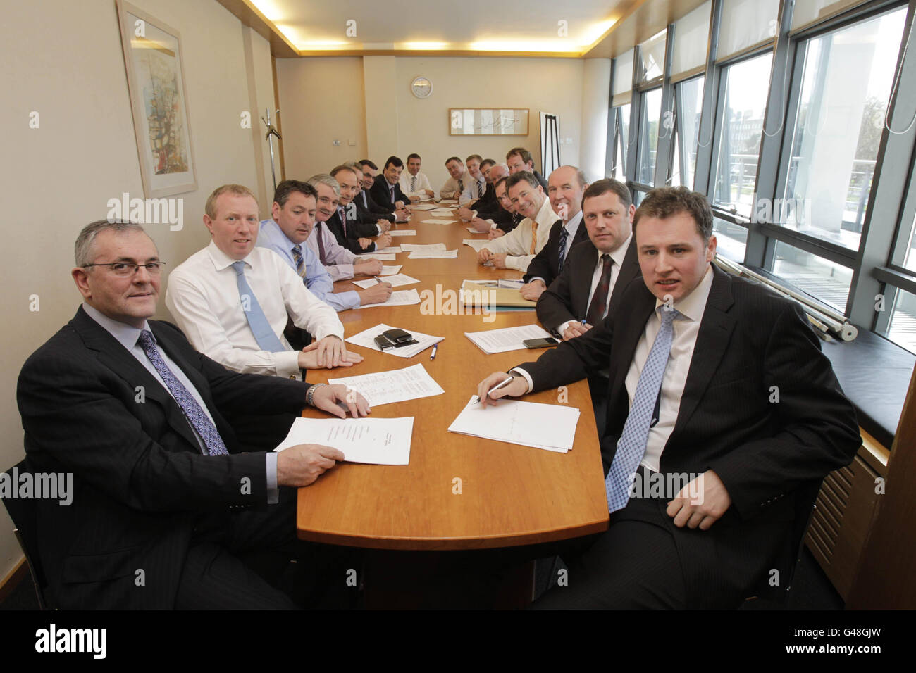 Leader fianna fail micheal martin hi-res stock photography and images ...