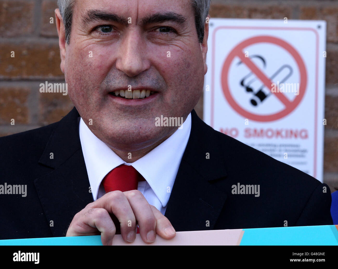 Scottish Labour leader Iain Gray during a visit to the Bridge of Allan ...