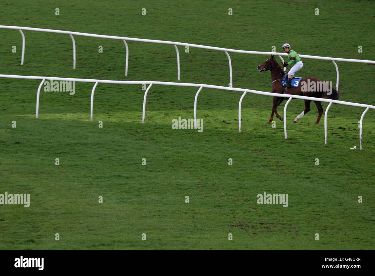 Catterick racecourse general view hi-res stock photography and images ...