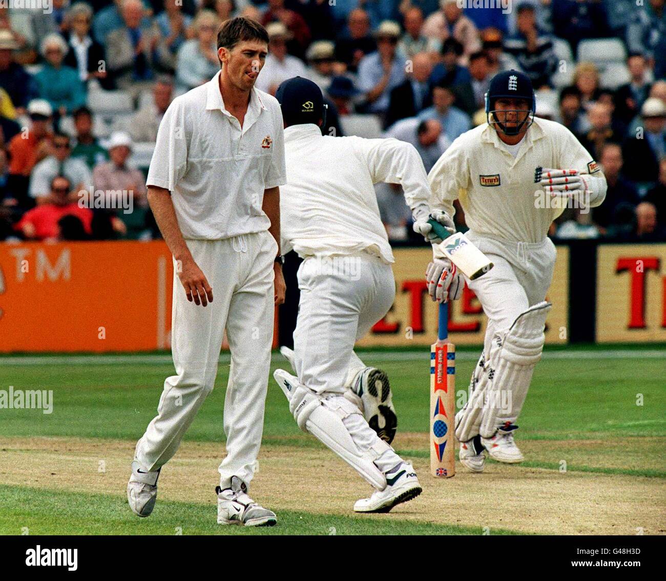 CRICKET Test runs Stock Photo - Alamy