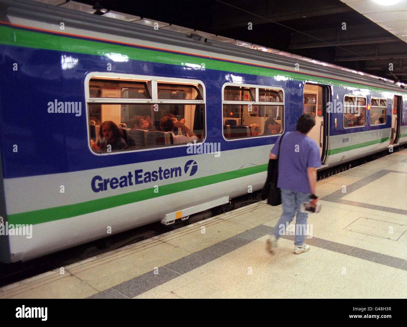 INDUSTRY train guards Stock Photo - Alamy