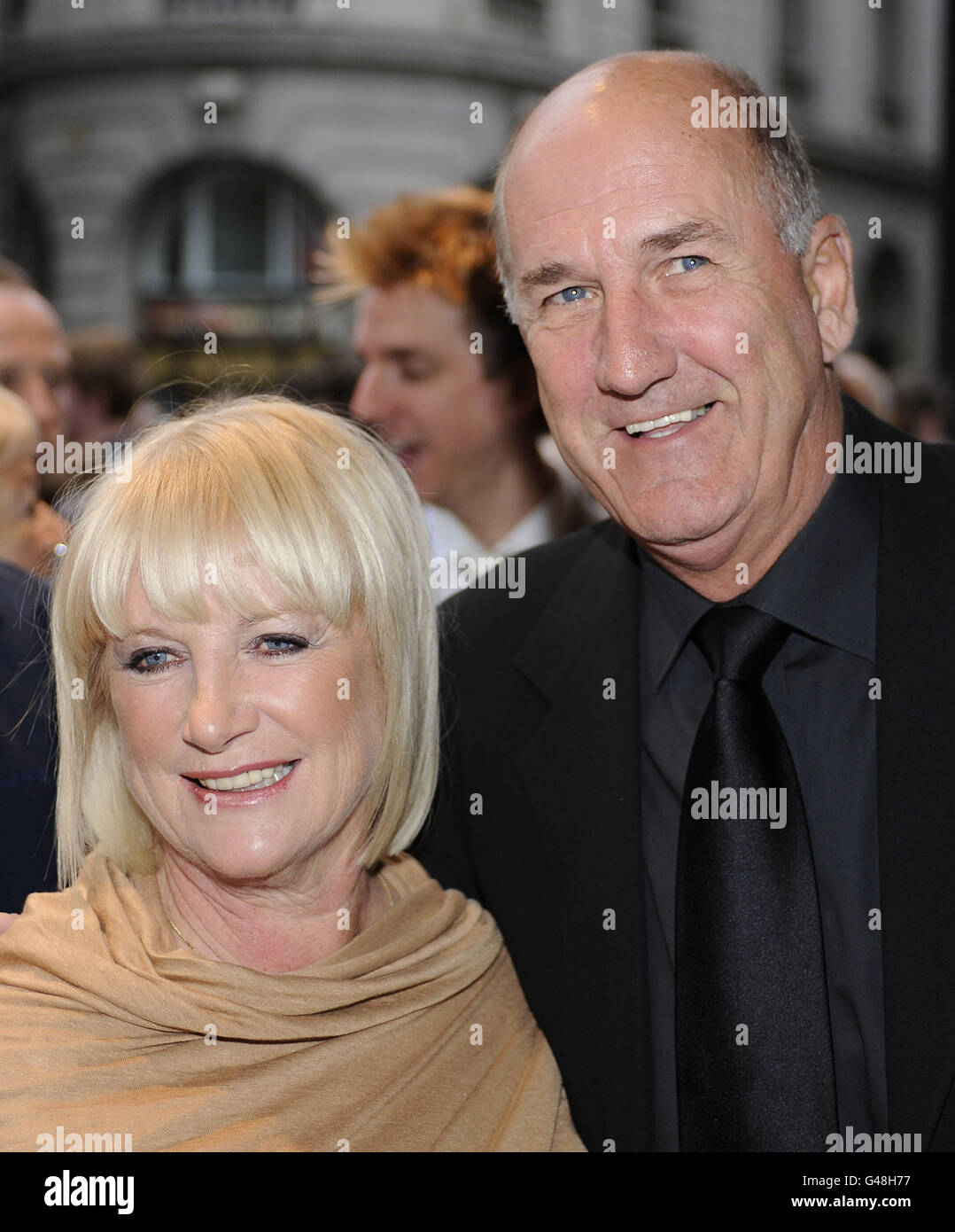 Russ abbot wife patricia simpson arrive at the novello theatre hi-res ...