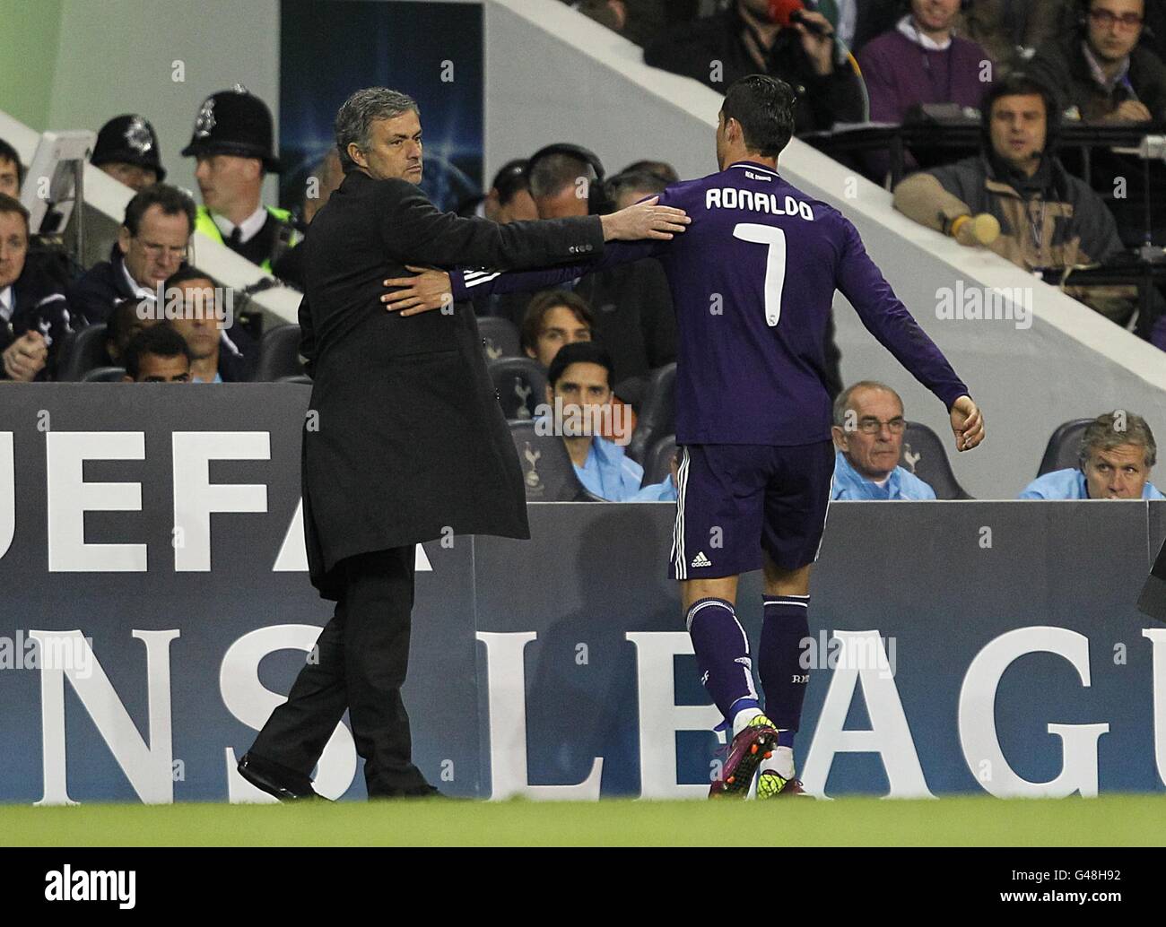 Cristiano ronaldo and mourinho hi-res stock photography and images - Alamy