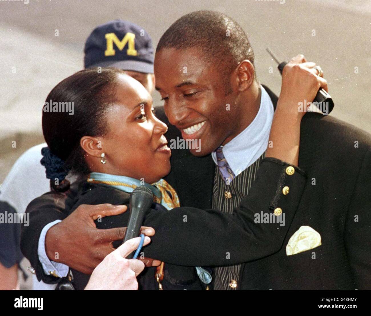 John Fashanu And His Wife High Resolution Stock Photography and Images ...