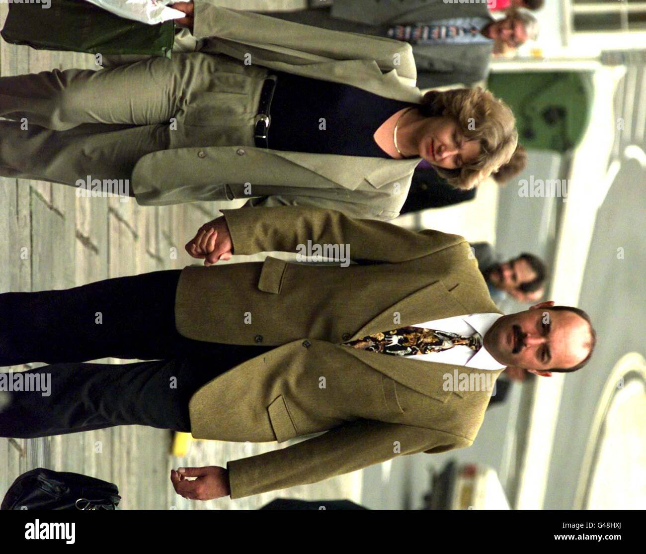 Former Goalkeeper Bruce Grobbelaar and wife Debbie arrive at Winchester ...