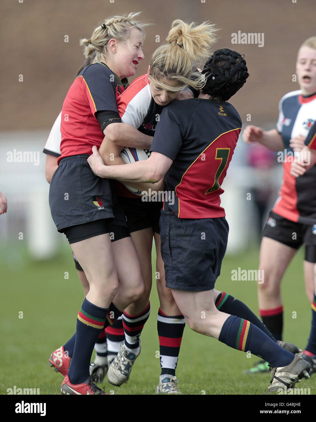 Hillhead/Jordanhill's Carmen Cree (left) and Hazel Bielinski are ...