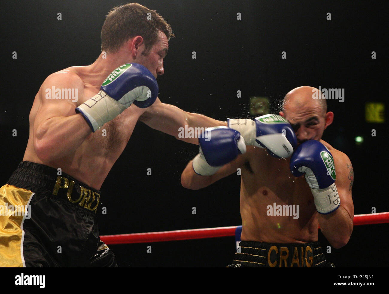 Boxing - British Welterweight Title - Craig Watson v Lee Purdy - MEN ...