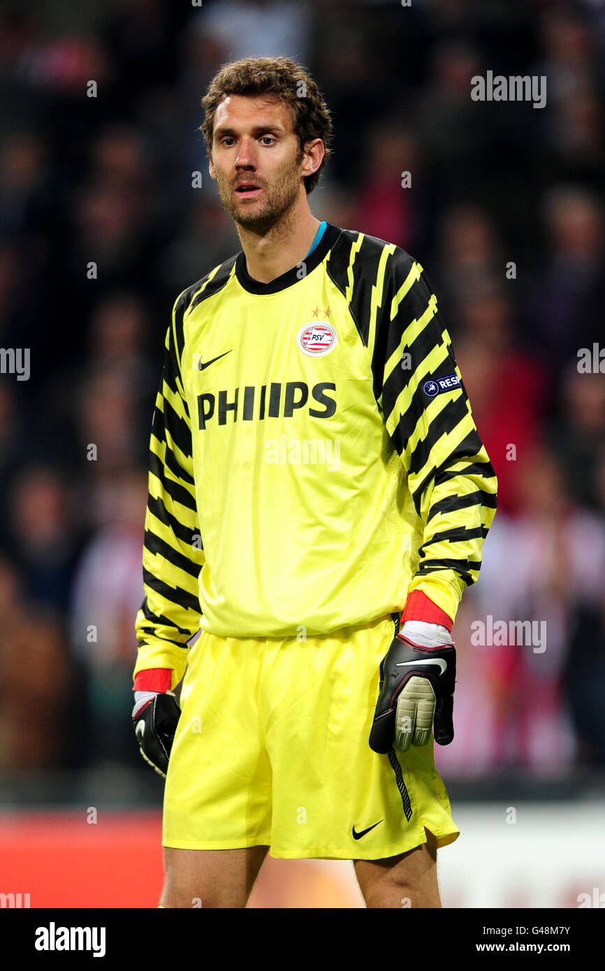 Psv eindhoven goalkeeper andreas isaksson hi-res stock photography and ...