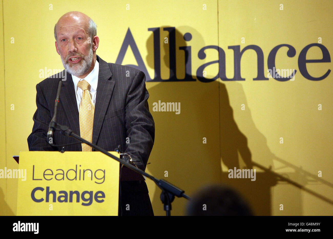 Alliance Party manifesto Stock Photo - Alamy