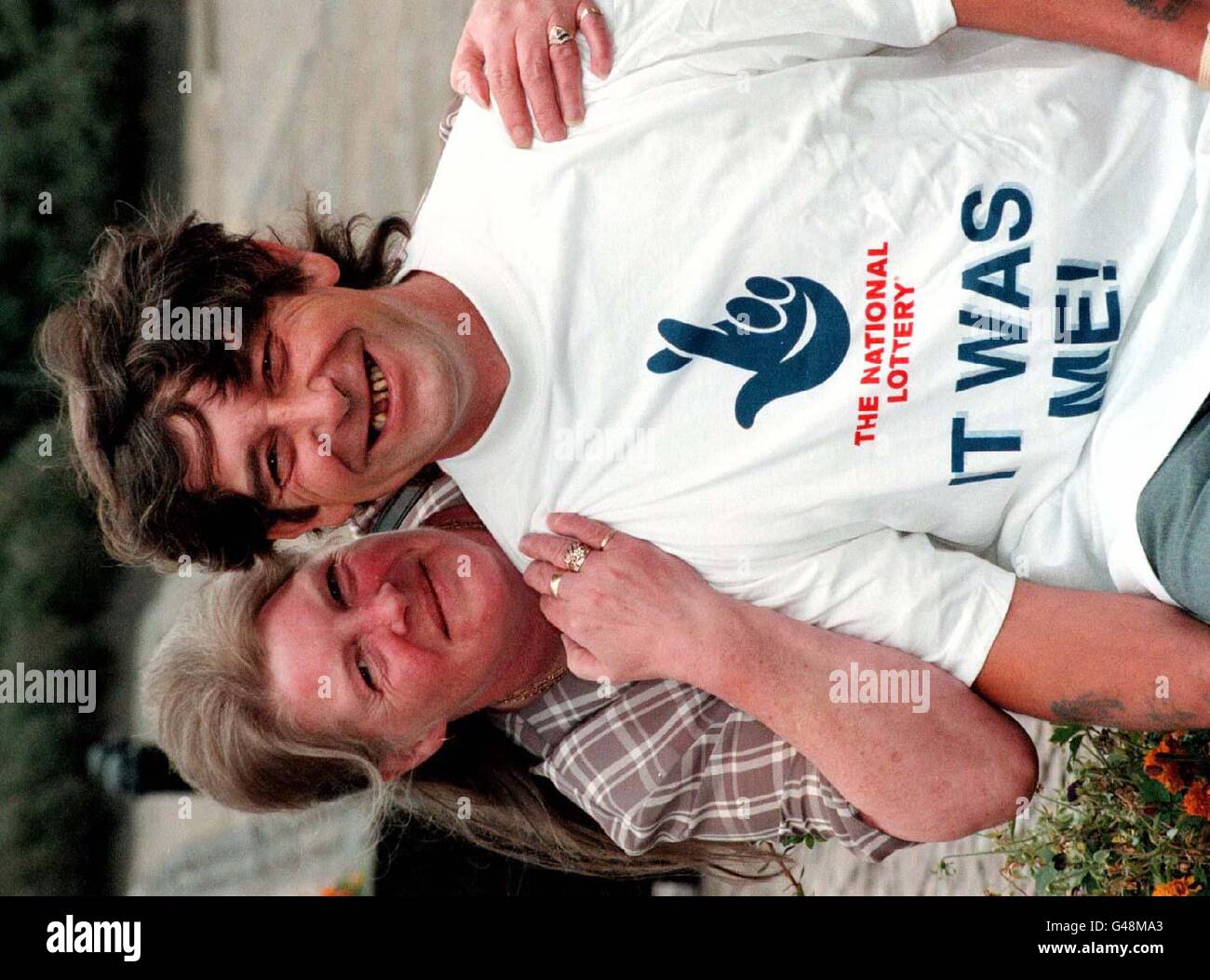 A toothy grin from Ken Tarrant and his wife, Chris, celebrating their ...
