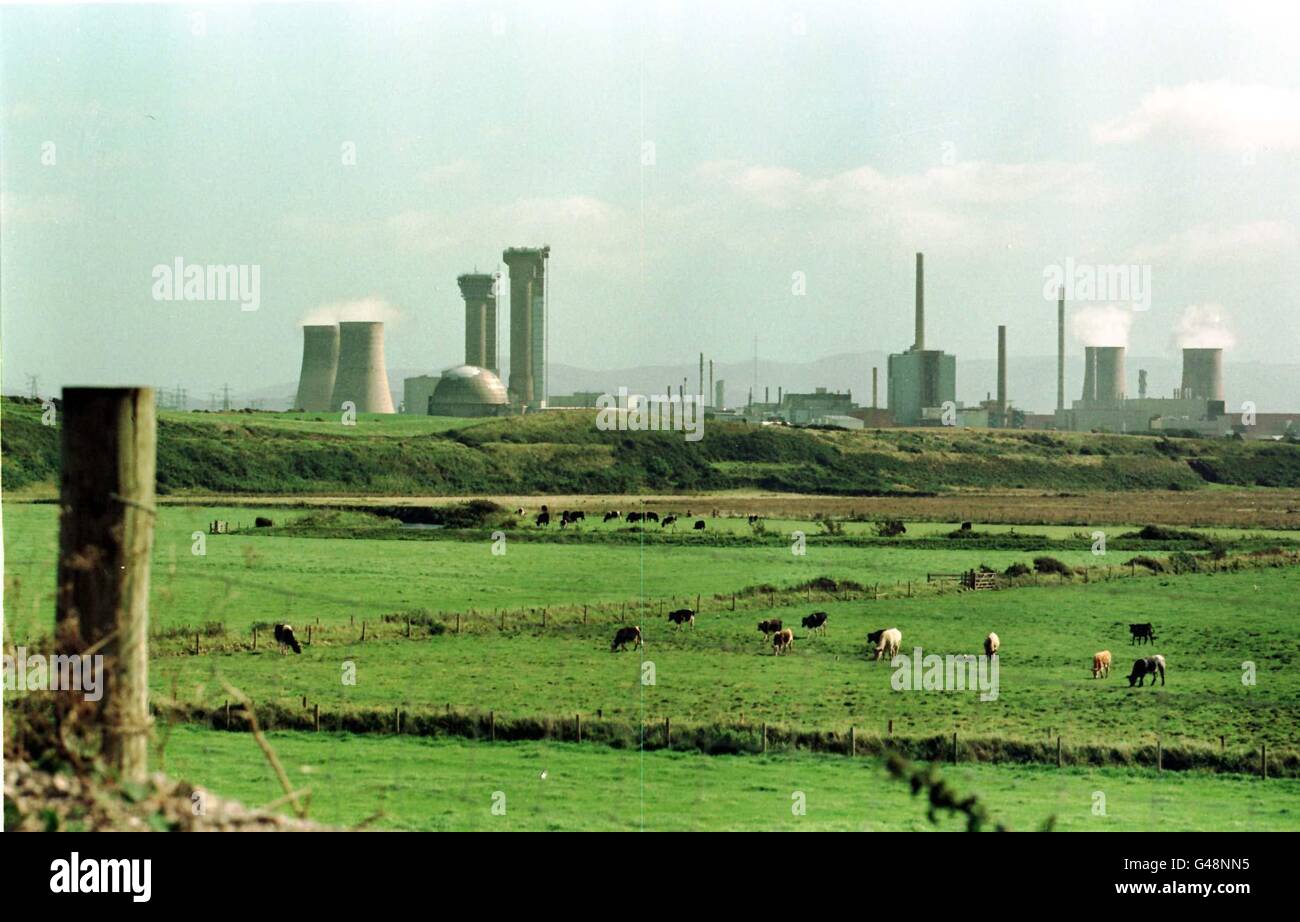 The site at Sellafield, where BNFL (British Nuclear Fuel) and Rolls ...