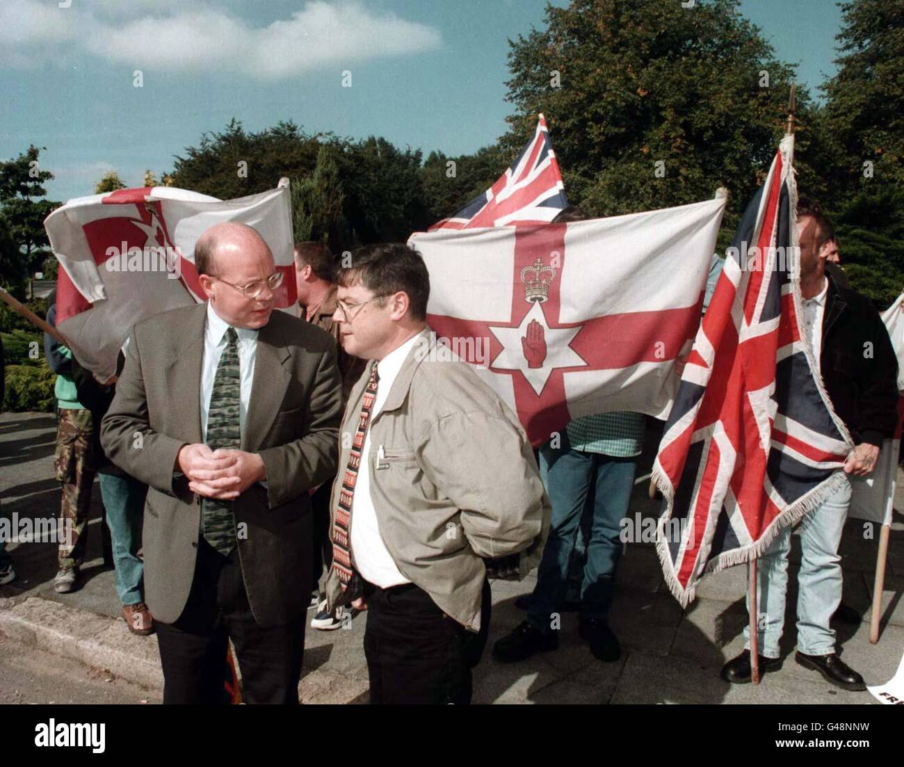 ULSTER Loyalist Protest Stock Photo - Alamy