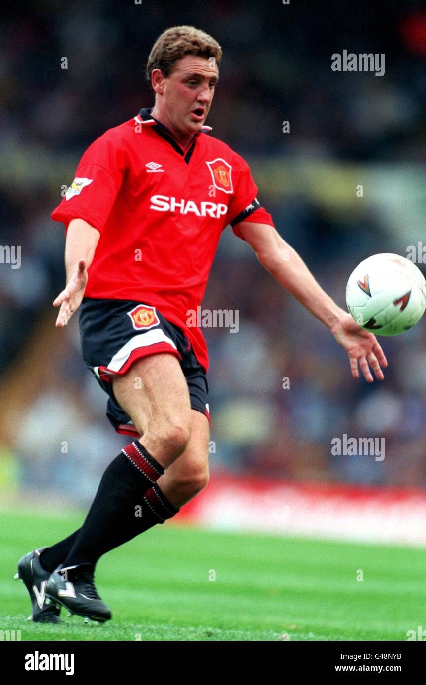 SOCCER. STEVE BRUCE, MANCHESTER UNITED Stock Photo - Alamy