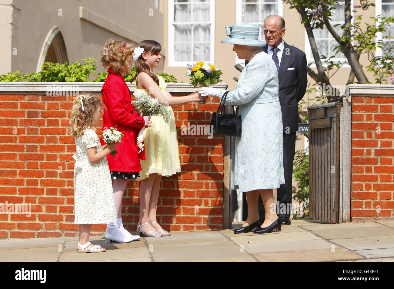 Royals at Easter Matins Service Stock Photo - Alamy