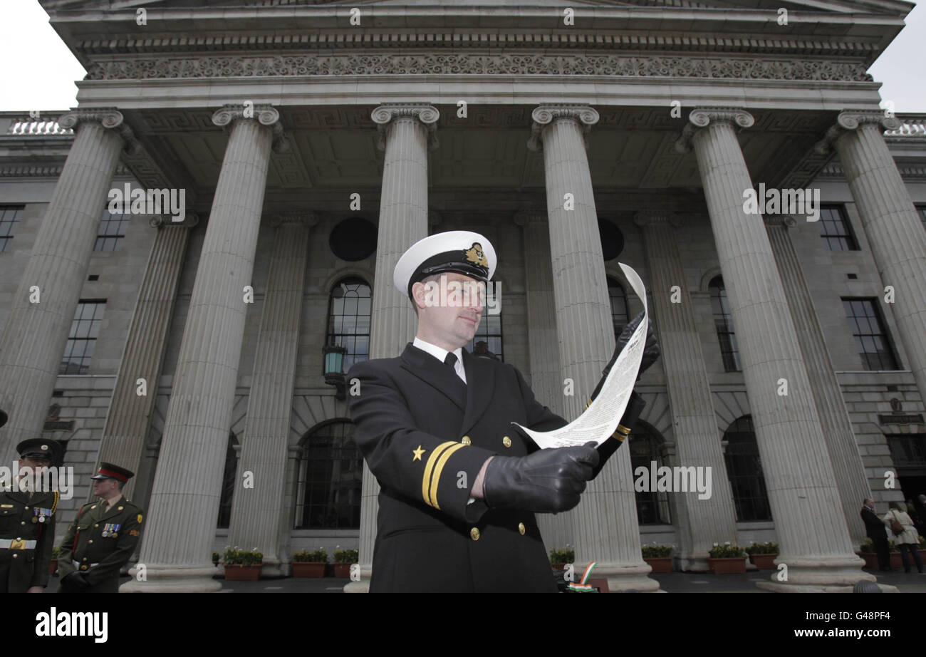 National easter rising commemorations gpo on oconnell street hi-res ...
