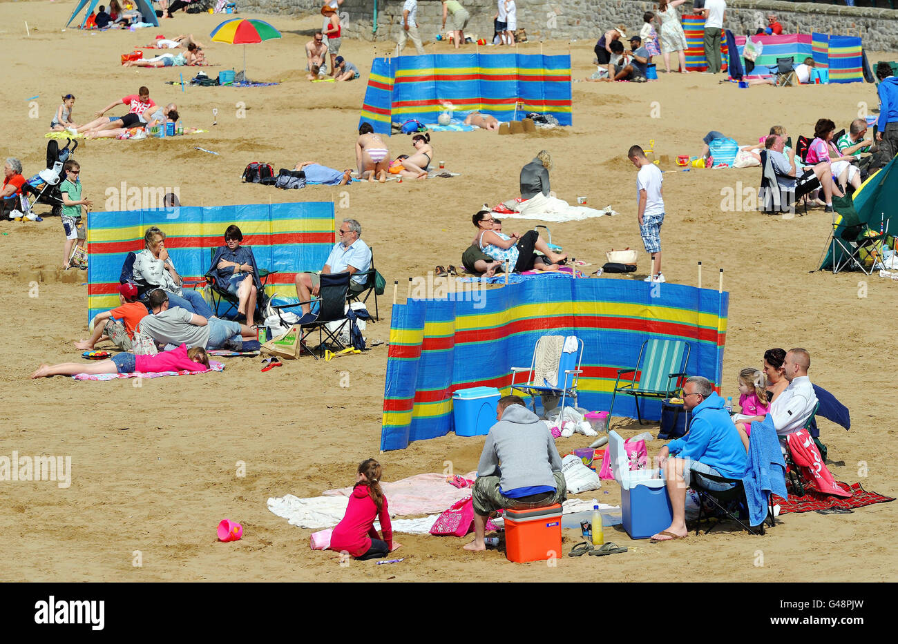 Summer weather April 24 Stock Photo - Alamy