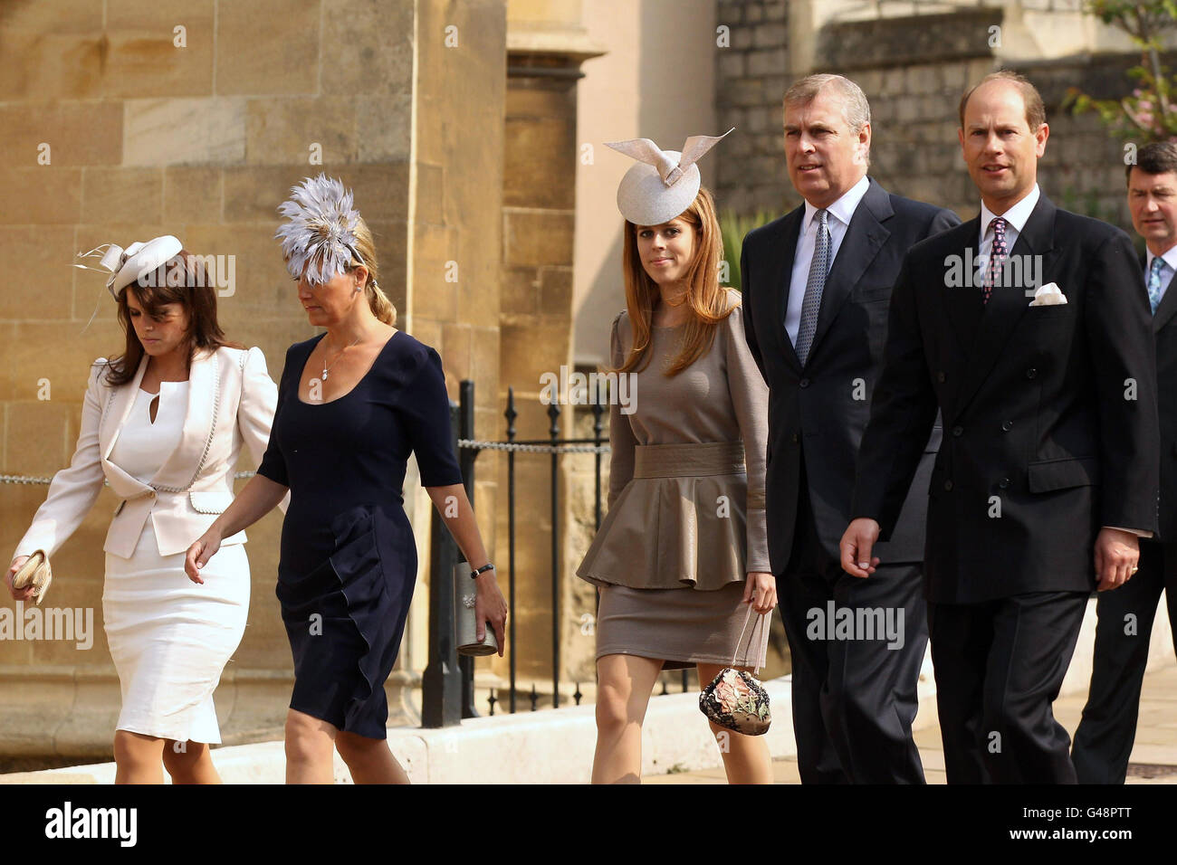 Members royal family from left sophie countess wessex hi-res stock ...