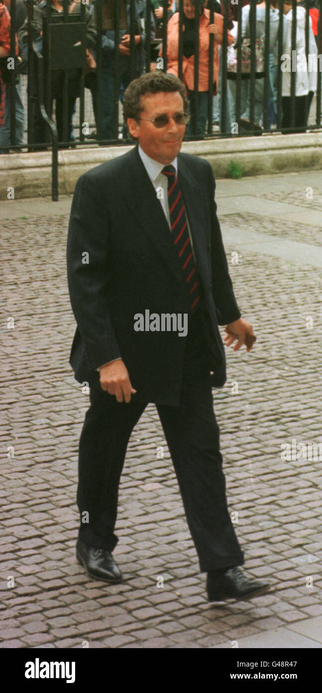 Actor robert powell arrives memorial service british sportsman denis ...