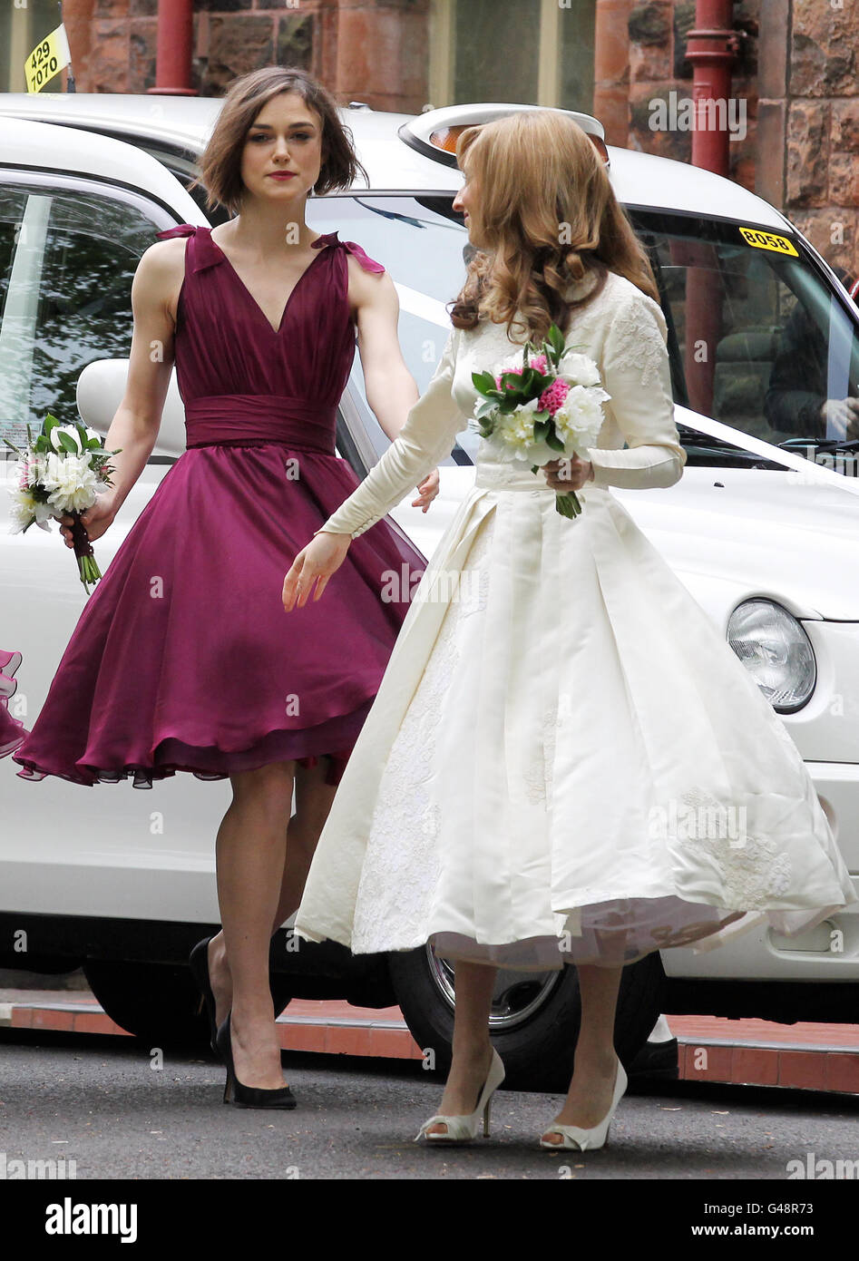 Kerry Nixon Keira Knightley Wedding High Resolution Stock Photography ...