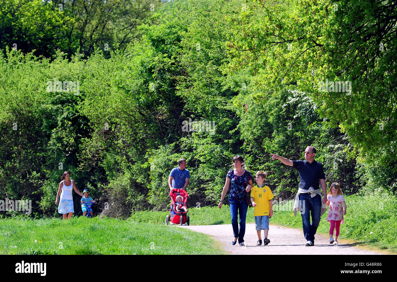 Summer weather April 25 Stock Photo - Alamy