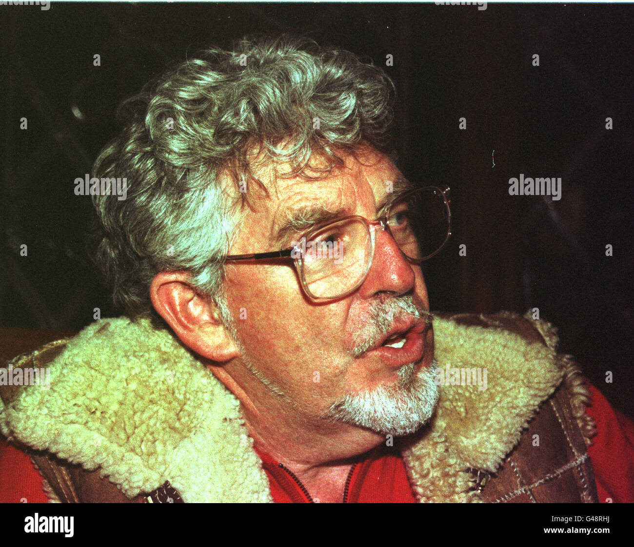 Rolf Harris, during recording of his new album, "Can You Tell What It ...