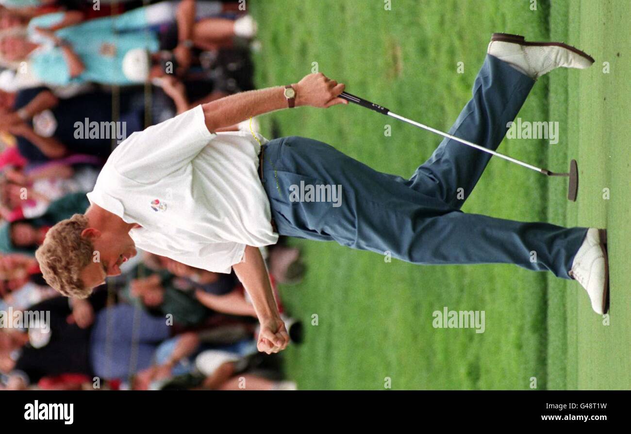 Ryder Cup/Montgomery triumphant Stock Photo - Alamy