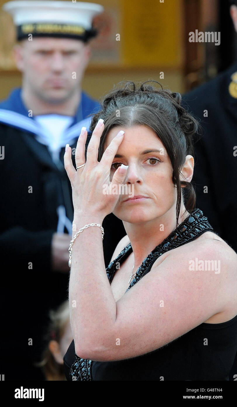Gillian Molyneux, the wife of Lieutenant Commander Ian Molyneux ...