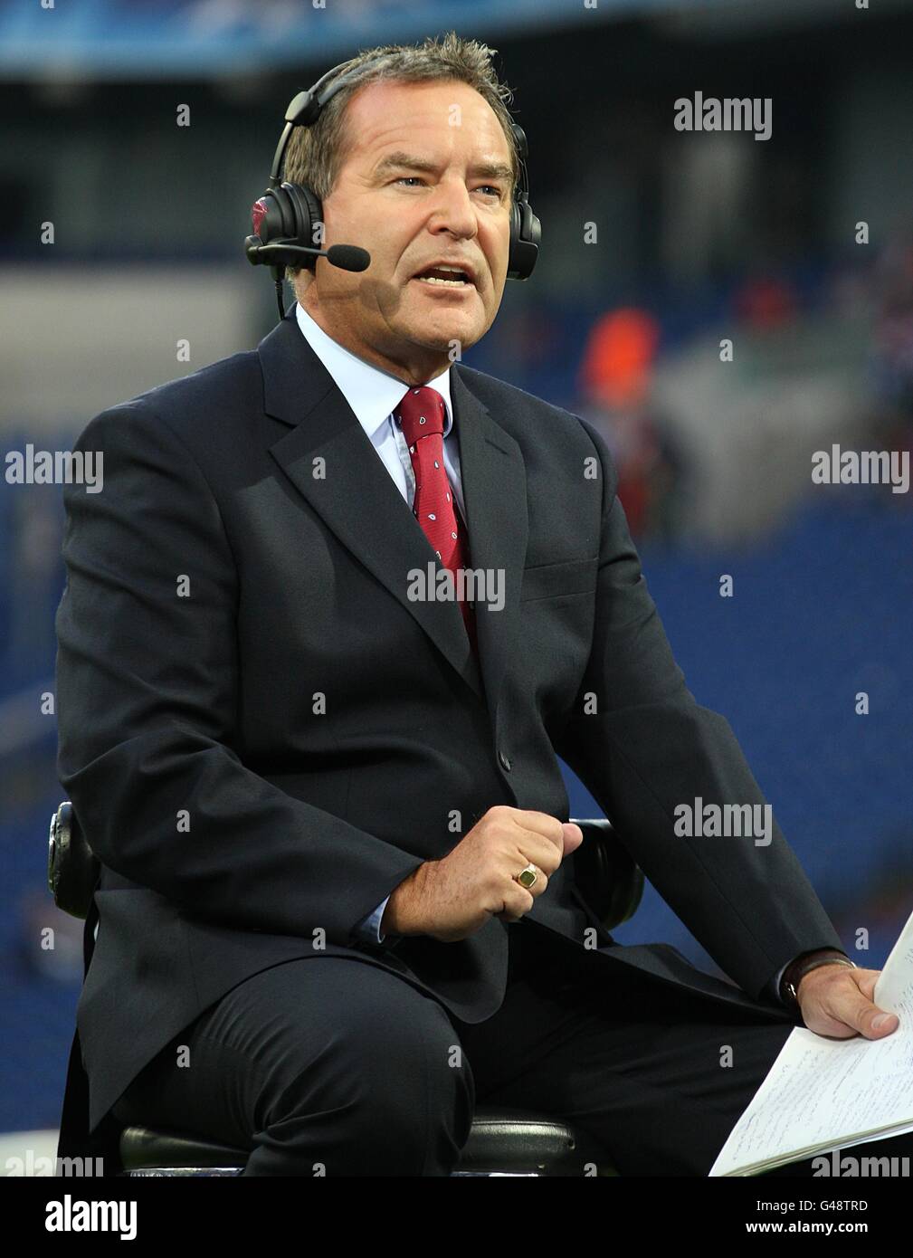 Sky Sports Football Presenter Jeff Stelling High Resolution Stock ...
