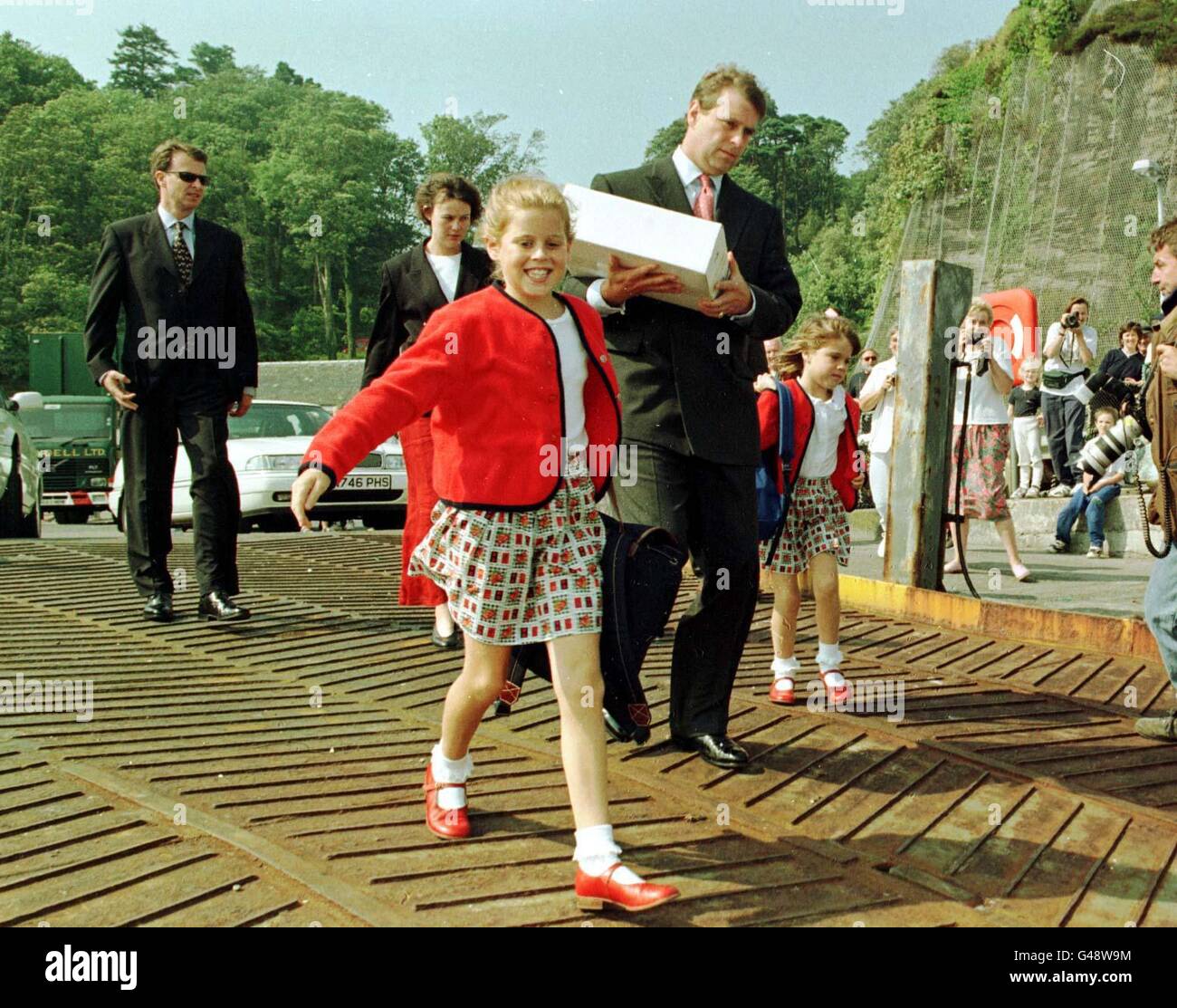 Beatrice of york with her father hi-res stock photography and images ...