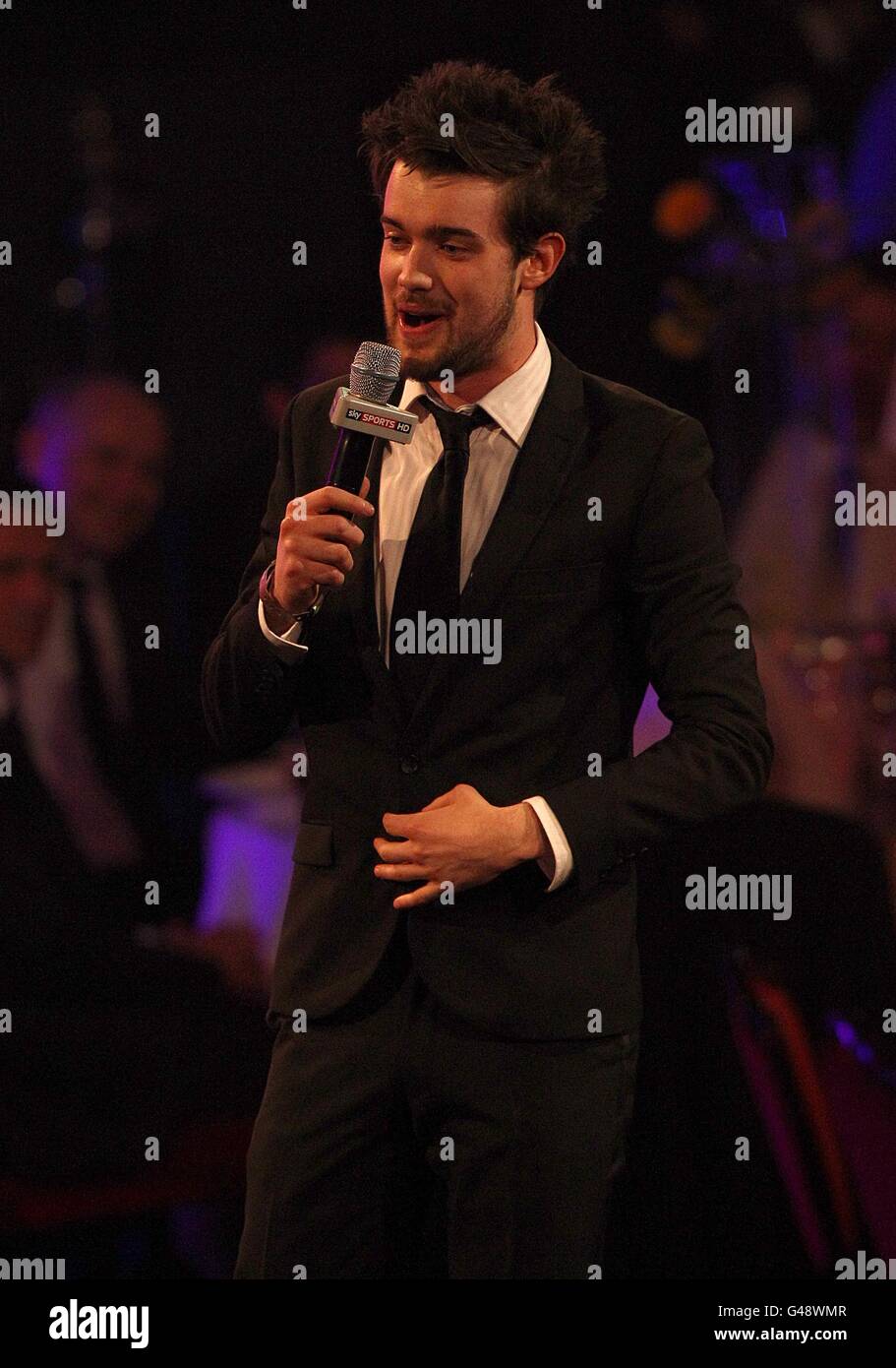 Comedian Jack Whitehall performs at the PFA Player of the Year Awards ...