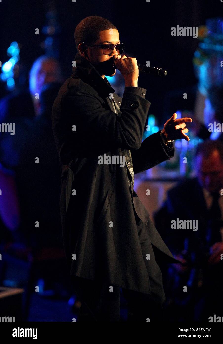 Hip Hop Rapper Chipmunk performs at the PFA Player of the Year Awards ...