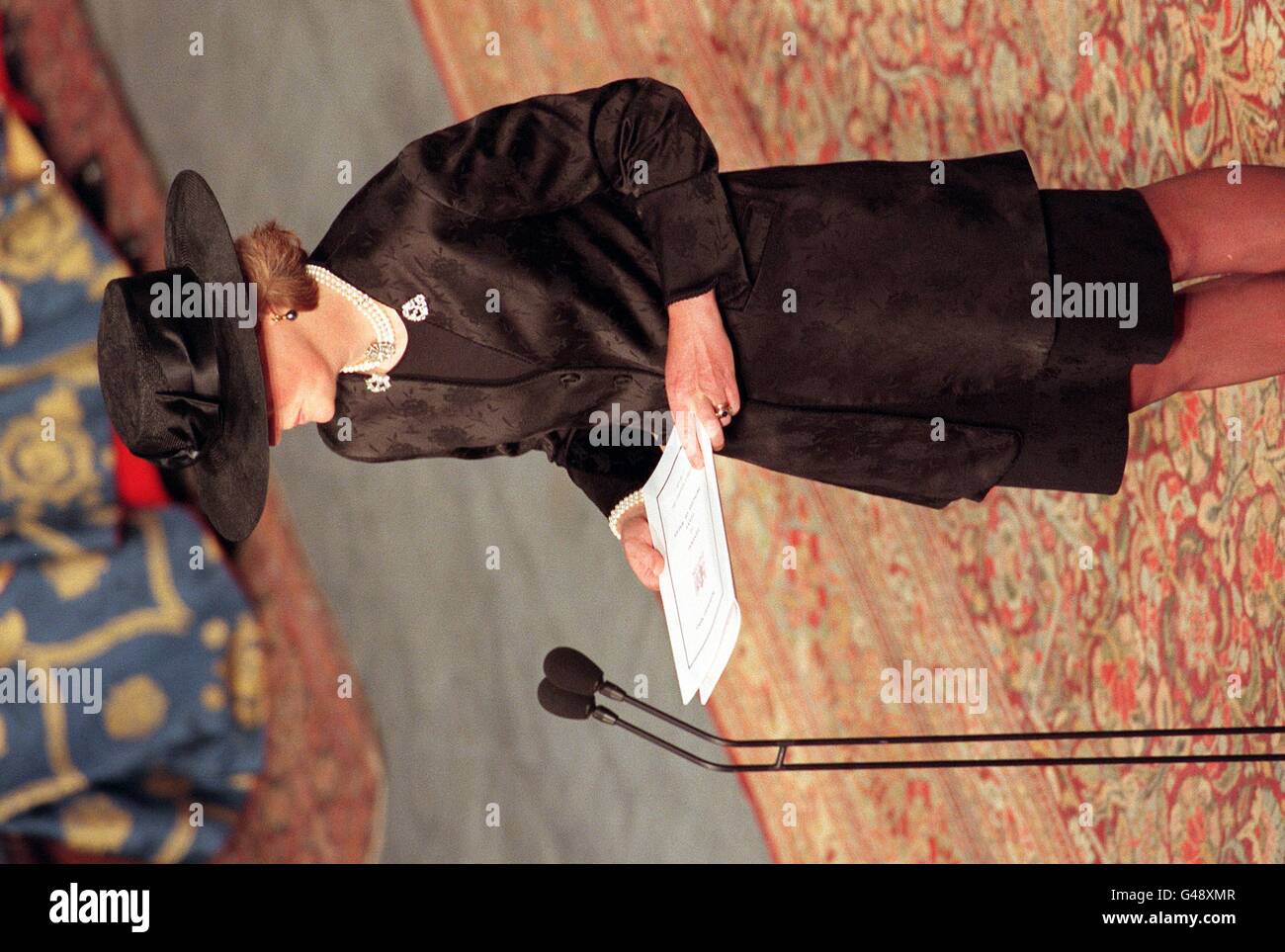 INSIDE Lady Jane Fellowes Stock Photo - Alamy