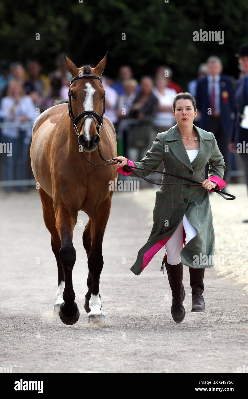 Emily Baldwin with Drivetime during the Horse Inspections on day one of ...
