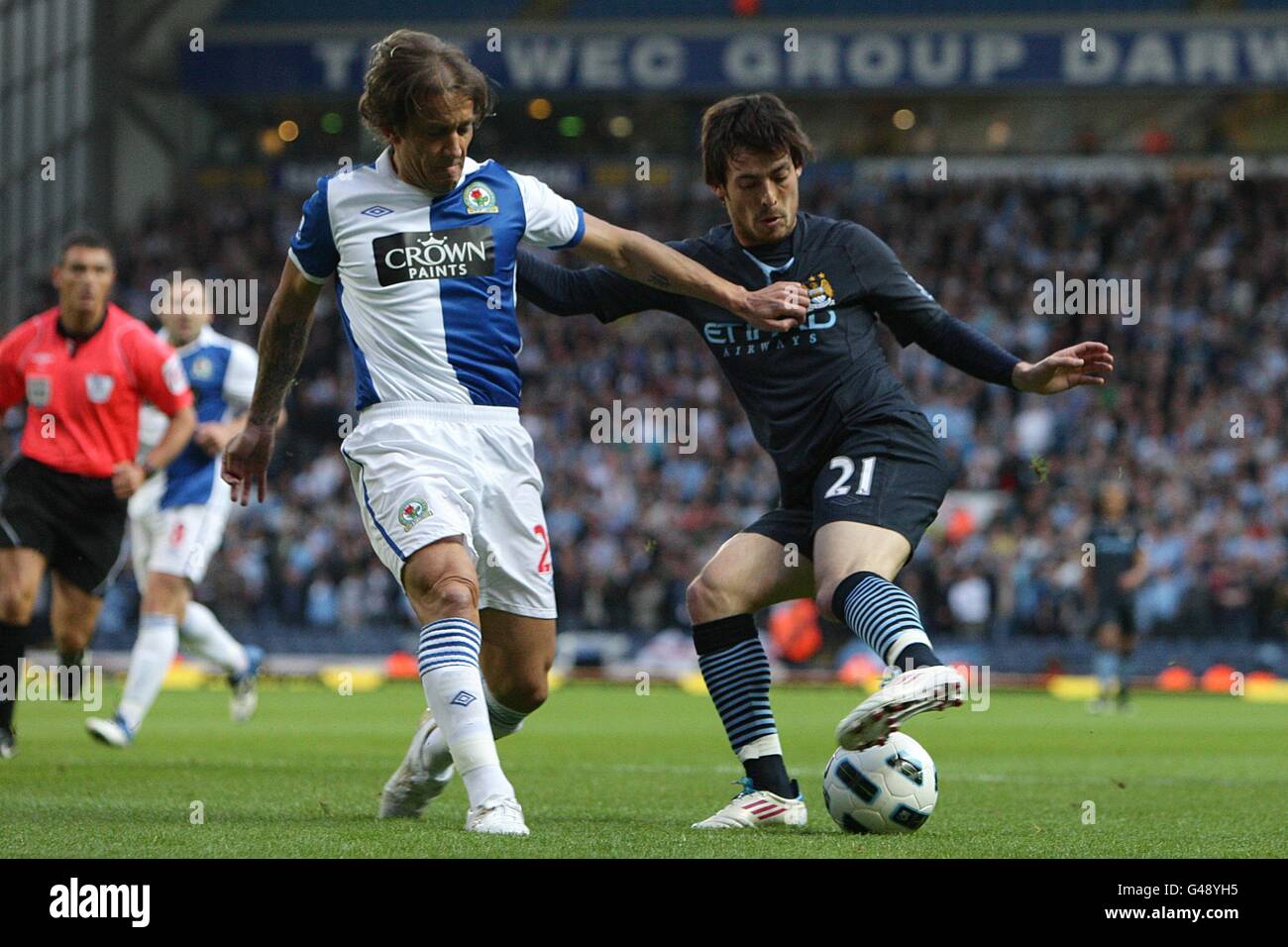 Blackburn rovers michel salgado hi-res stock photography and images - Alamy