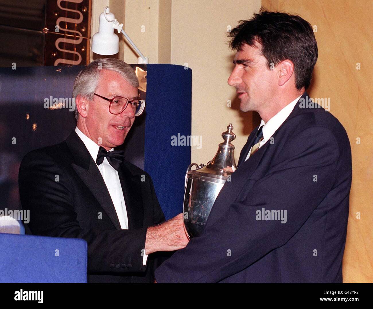 Stephen James & John Major Stock Photo - Alamy